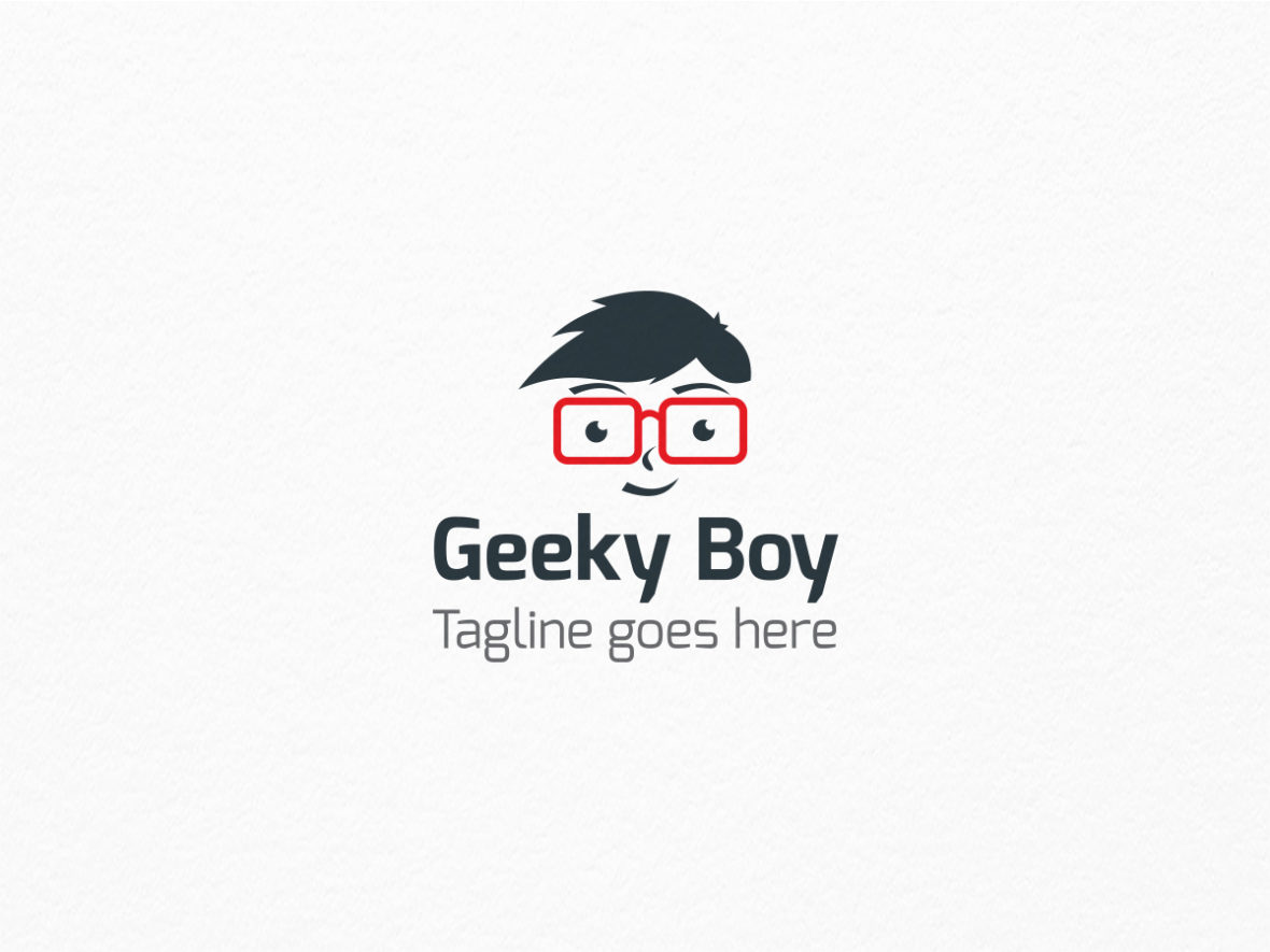 Geek Boy Logo - Graphic Pick