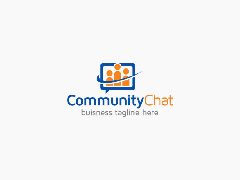 Community Chat Logo - Graphic Pick